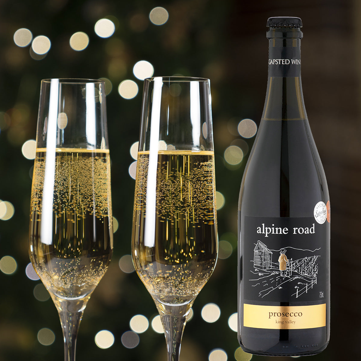 Our Alpine Road NV Prosecco has a new look! – Gapsted Estate