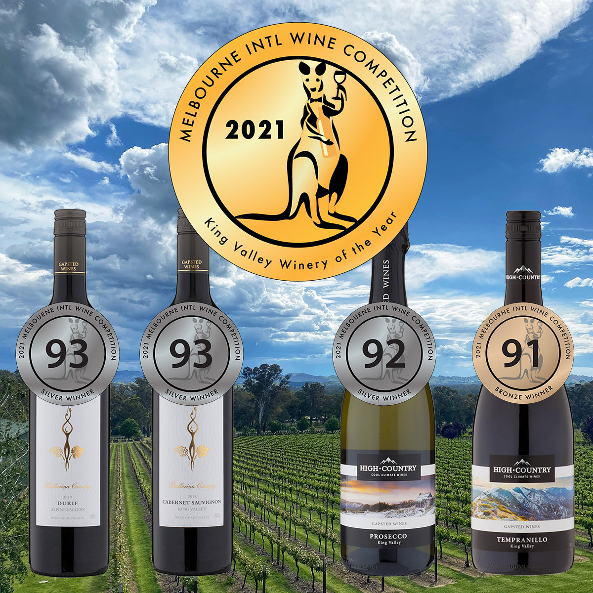 2021 Melbourne International Wine Competition – Gapsted Estate