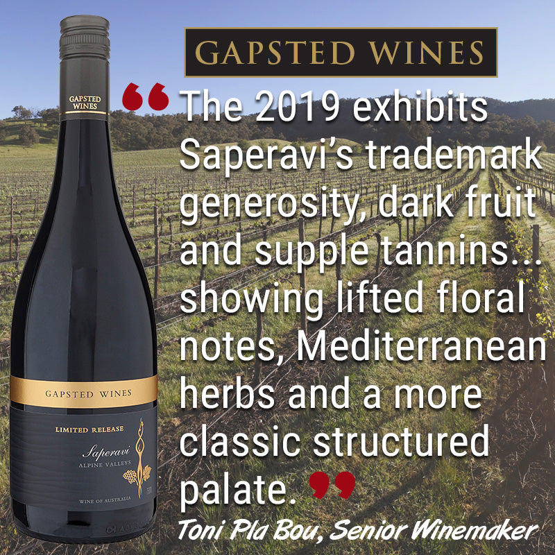 NEW RELEASE - Limited Release 2019 Saperavi